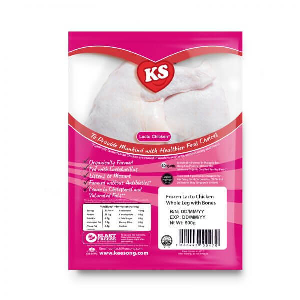 Frozen Lacto Whole Leg with Bones – 500g – Kee Song Online