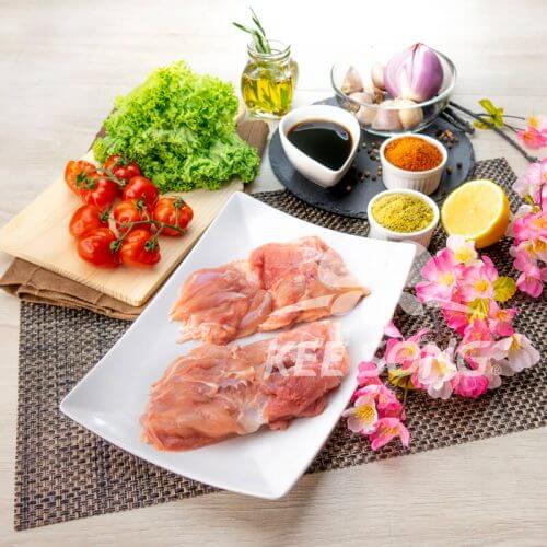 Frozen Sakura Chicken Boneless Leg – 350g – Kee Song Online
